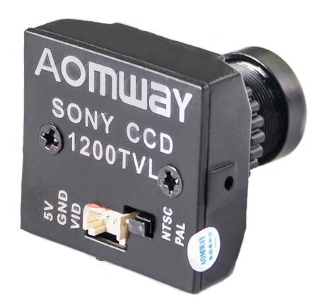 AOMWAY 1200TVL 960P HD Sony CCD Mini Camera 2.8mm - AEROBOT UAV Flight ...