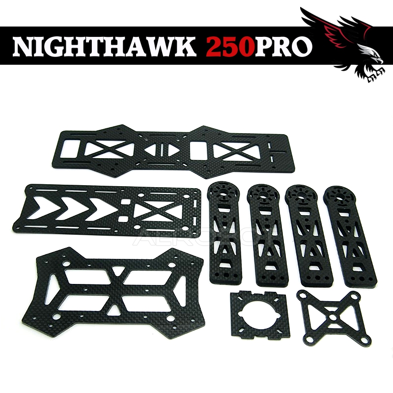 NIGHTHAWK 250Pro Full Carbon ARF - AEROBOT UAV Flight Systems ...